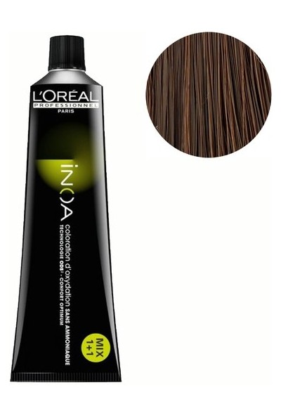L'Oréal Professionnel İnoa 6 Koyu Kumral Saç Boyası L'Oréal Professionnel İnoa 6 Koyu Kumral Saç Boyası