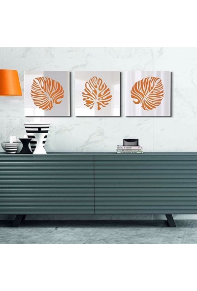 Camex Store Camex Turuncu Yaprak Baskılı Dekoratif Duvar Aynası Camex Store Camex Turuncu Yaprak Baskılı Dekoratif Duvar Aynası