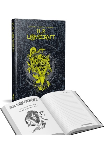 H.P. Lovecraft Süresiz Ajanda (Zamansız Yazarlar Serisi) (Ciltli) - Serdar Gökmen