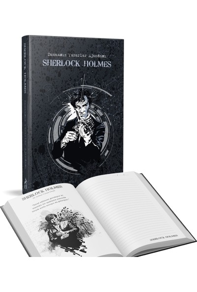 Sherlock Holmes Süresiz Ajanda (Zamansız Yazarlar Serisi) (Ciltli) - Serdar Gökmen