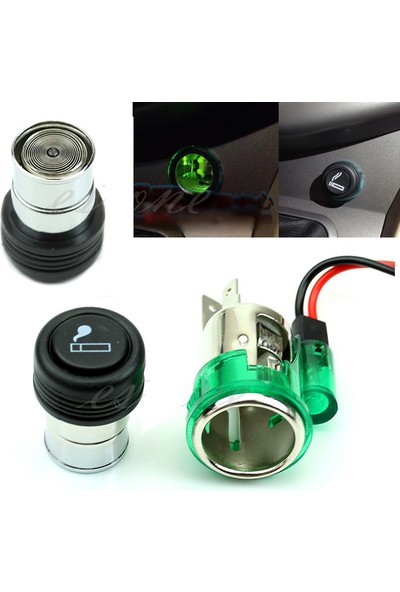 Modacar 24 Volt Her Araca Uygun Komple Işıklı Çakmak 428916