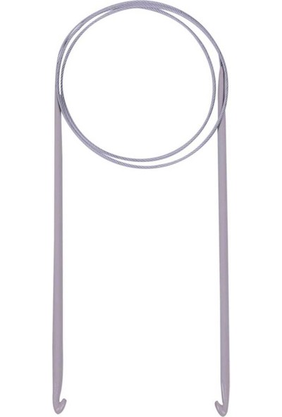 Bernam Butik Sultan Çelik Telli Misinalı Tığ 80 cm 8 mm Bernam Butik Sultan Çelik Telli Misinalı Tığ 80 cm 8 mm