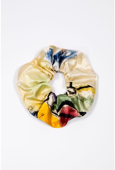 Lila Rosa Saf Ipek Toka Büyük Boy