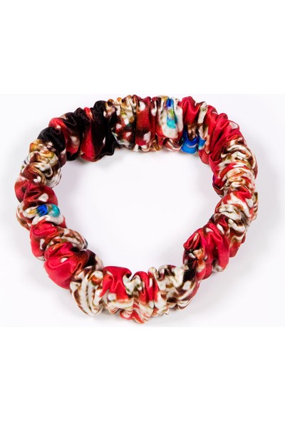 Lila Rosa Saf Ipek Toka Küçük Boy