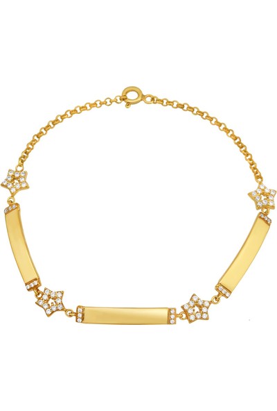 Cevahir Yıldızlı Gümüş Bileklik