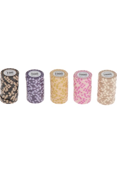 Lovoski 100 Adet / Paket Çizgili Poker Chips Set Casino Kurulu Kartları Oyunu Token Chip 50 100 500 1000 5000 (Yurt Dışından) Lovoski 100 Adet / Paket Çizgili Poker Chips Set Casino Kurulu Kartları Oyunu Token Chip 50 100 500 1000 5000 (Yurt Dışından)