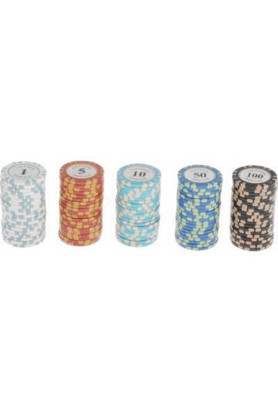 Lovoski 100 Adet Cips Poker Cips Set Casino Kaynağı Oyunu Belirteç Çip 4 cm 1 5 10 50 100 (Yurt Dışından) Lovoski 100 Adet Cips Poker Cips Set Casino Kaynağı Oyunu Belirteç Çip 4 cm 1 5 10 50 100 (Yurt Dışından)
