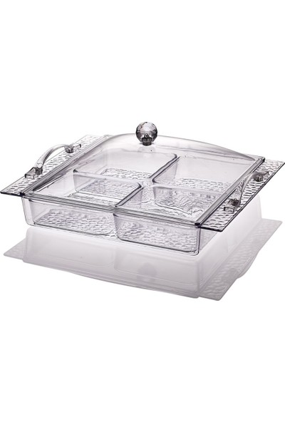 EW's Kitchenware Şeffaf 4 Lü Saray Kahvaltılık EW's Kitchenware Şeffaf 4 Lü Saray Kahvaltılık