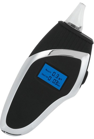 Prettyia LCD Ekran Alkolmetre - Gümüş/Siyah (Yurt Dışından)