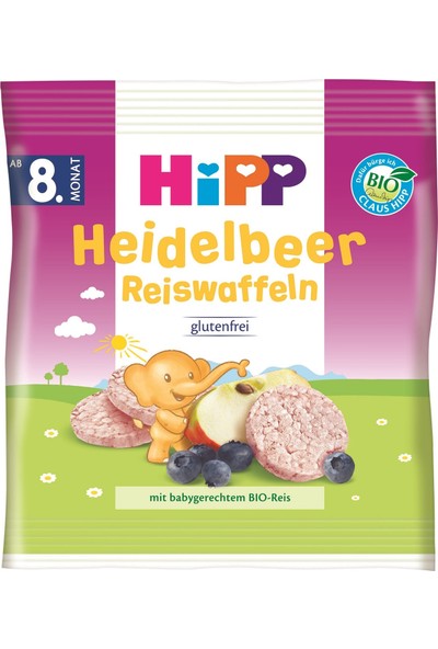 Hipp Yabanmersinli Pirinçli Bebek Gofreti 30 gr