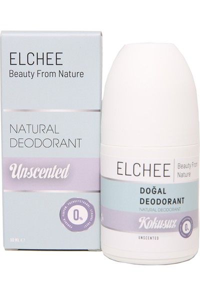 Elchee Doğal Deodorant Roll On – Kokusuz 50 ml Elchee Doğal Deodorant Roll On – Kokusuz 50 ml