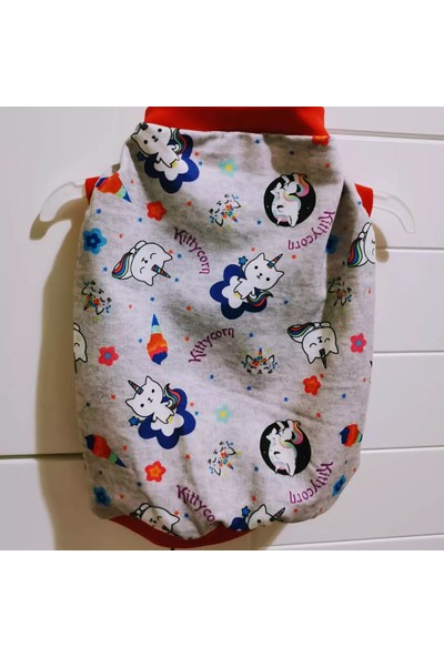 Atelyu Pet Kedi Figürlü Kışlık T-Shirt S Atelyu Pet Kedi Figürlü Kışlık T-Shirt S