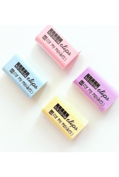Südor Elıps Silgi Soft Pastel 4 Lü Set Südor Elıps Silgi Soft Pastel 4 Lü Set