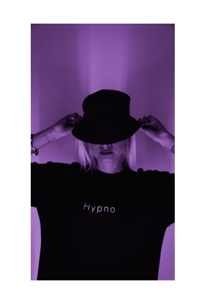 Hypno By H1 Siyah Unisex Oversize T-Shirt