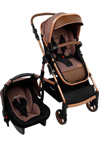 Baby Care Babycare Safari Cross Travel Bebek Arabası Kahve