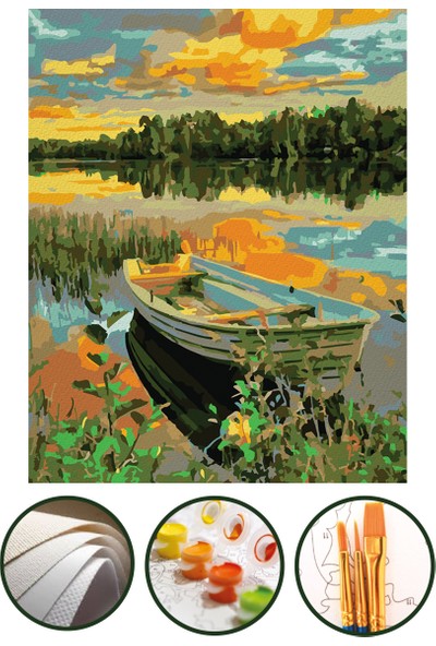Sayılarla Boyama Hobi Seti 40x50 CM - Sandal