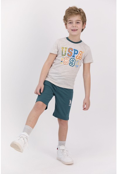 U.S. Polo Assn. U.s. Polo Assn Lisanslı Grimelanj Erkek Çocuk Bermuda Takım U.S. Polo Assn. U.s. Polo Assn Lisanslı Grimelanj Erkek Çocuk Bermuda Takım