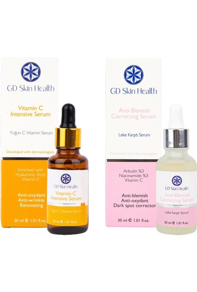 GD Skin Health Vitamin C Intensive Serum Anti-Blemish Correcting Leke Karşıtı Serum 30 ml GD Skin Health Vitamin C Intensive Serum Anti-Blemish Correcting Leke Karşıtı Serum 30 ml
