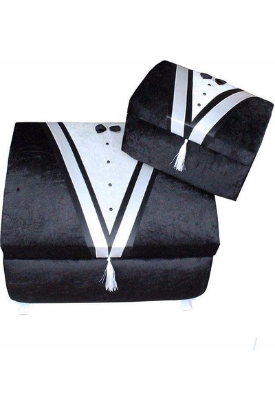 By Ayanoglu Damat Sandığı Siyah 2'li By Ayanoglu Damat Sandığı Siyah 2'li