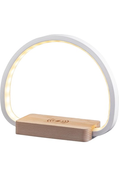 Prettyia 10W Qi Kablosuz Şarj ile Başucu Masa Lambası Xs Max x 8 8 Artı (Yurt Dışından) Prettyia 10W Qi Kablosuz Şarj ile Başucu Masa Lambası Xs Max x 8 8 Artı (Yurt Dışından)