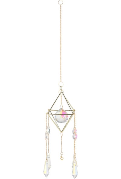 Dolity Geometrik Kristal Suncatcher Bahçe Ev Pencere Asılı Dekor (Yurt Dışından)