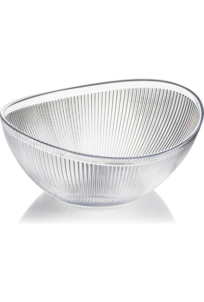 Ews Kitchen Akrilik Barok Şeffaf Orta Boy Salata Kasesi