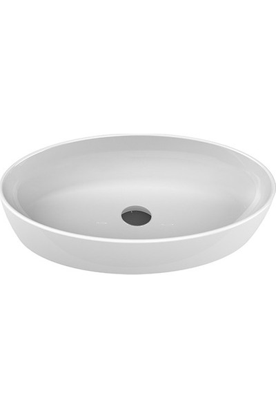 Turkuaz Cerastyle Turkuaz One Tezgah Üstü Lavabo 67 x 42 cm (B.deliksiz)