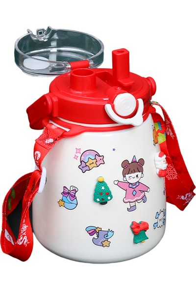 Qualife Karikatürlü Taşınabilir Çelik Su Şişesi 1l (Yurt Dışından)