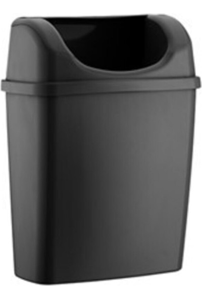 Rulopak Duvara Monte Çöp Kovası 6 Lt Siyah Rulopak Duvara Monte Çöp Kovası 6 Lt Siyah
