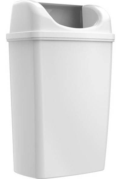 Rulopak Duvara Monte Çöp Kovası 25 Lt Beyaz Rulopak Duvara Monte Çöp Kovası 25 Lt Beyaz