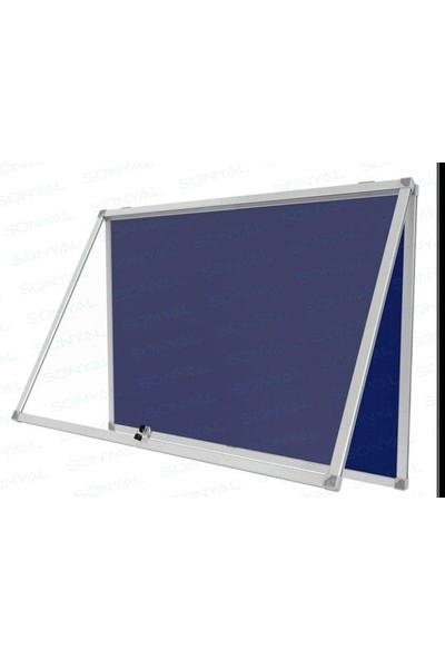 Akyazı Mantar Pano Kumaşlı Gönye Çer. 60X90 0346YUKARI Açılır Kapak