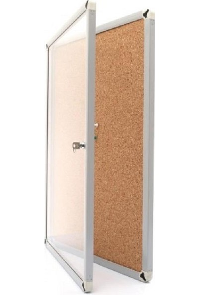 Akyazı Mantar Pano Kapaklı Camekanlı 90X120 1110İNCE Çerçeve Akyazı Mantar Pano Kapaklı Camekanlı 90X120 1110İNCE Çerçeve