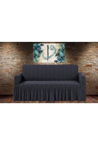 Elgeyar Jakarli Koltuk, Kanepe,çekyat Örtüsü,likrali,lastikli,standart 3kişilik