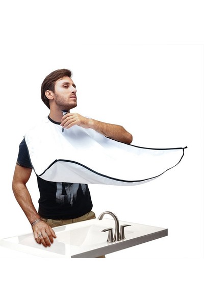 Kastore Pratik Sakal Kesme Örtüsü - Beyaz