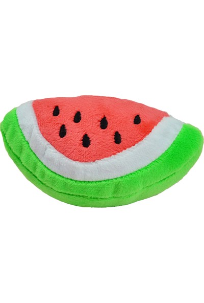 Mixpet Karpuz Şekilli Diş Kaşıyıcı Köpek Peluş Oyuncak 12X7 cm