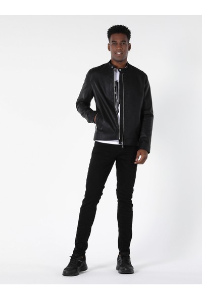 Colin's Siyah Erkek Mont Pu Colin's Siyah Erkek Mont Pu