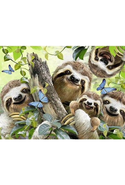 Movas Sanat Doğada Mutlu Bir Opossum Ailesi Elmas Mozaik Tablo 60X45CM E20203494 Movas Sanat Doğada Mutlu Bir Opossum Ailesi Elmas Mozaik Tablo 60X45CM E20203494