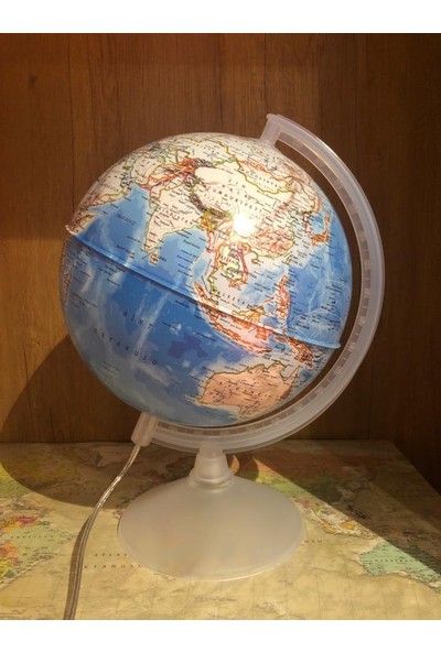 Işıksız Siyasi Küre Beyaz 26Cm Yeni