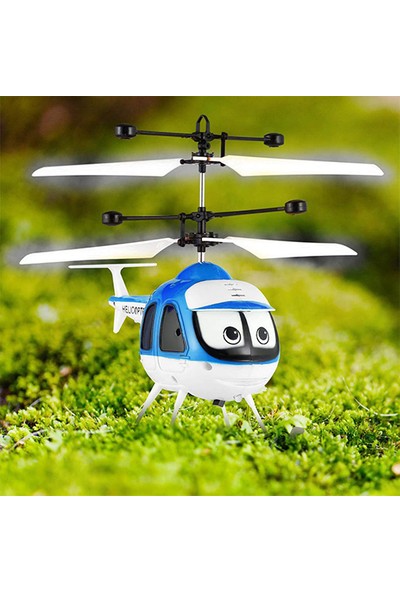 Tamam Elektronik Kumandalı Sensörlü Uçan Helikopter Tamam Elektronik Kumandalı Sensörlü Uçan Helikopter