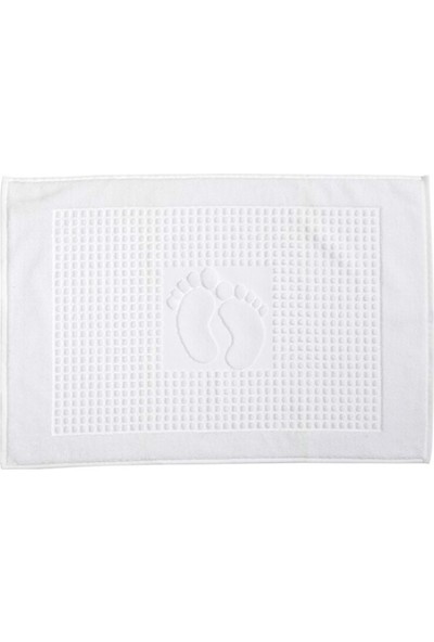 Özdilek Winter Havlu Ayak Izli Paspas (50X70)-BEYAZ Özdilek Winter Havlu Ayak Izli Paspas (50X70)-BEYAZ