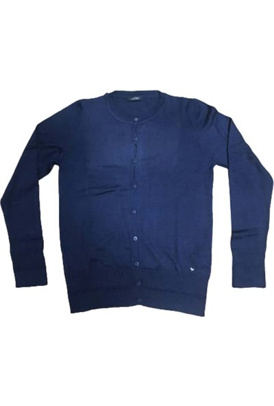 Collezione Kadın Merserize Triko Hırka Ucb 200491 - Lacivert - S