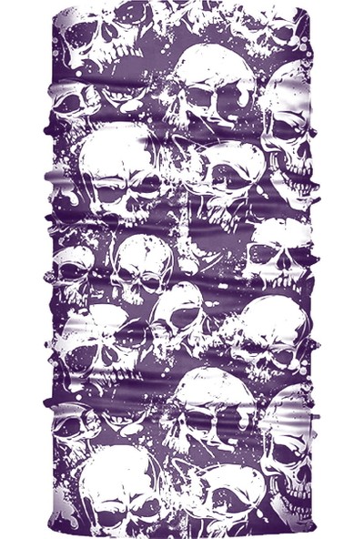 Knmaster Cemetery Outdoor Bisiklet Çok Amaçlı Buff Bandana Boyunluk Kafa Bandı