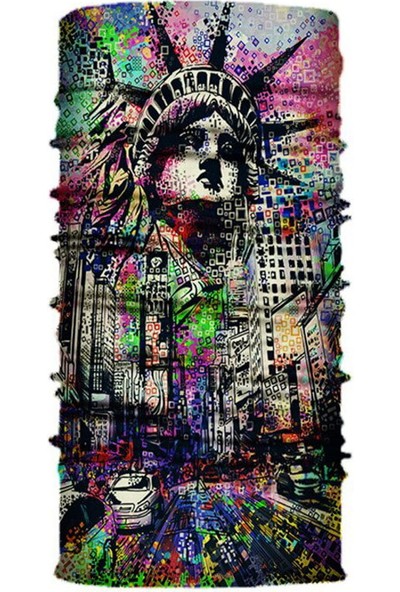 Knmaster Libertas Outdoor Bisiklet Çok Amaçlı Buff Bandana Boyunluk Kafa Bandı