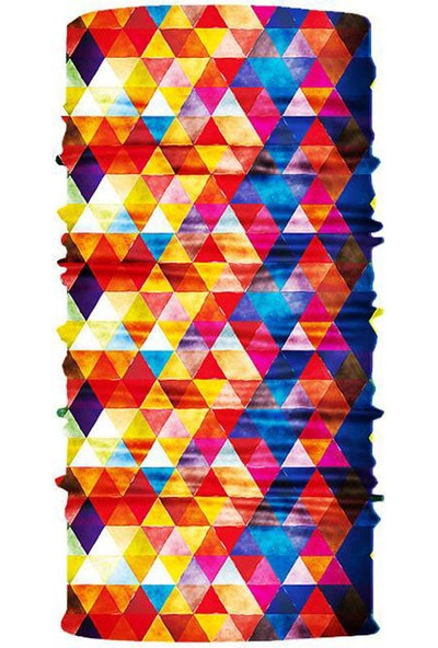 Knmaster Geo Outdoor Bisiklet Çok Amaçlı Buff Bandana Boyunluk Kafa Bandı
