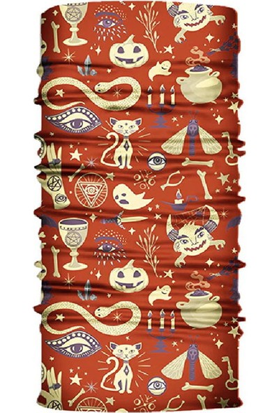 Knmaster Charmy Outdoor Bisiklet Çok Amaçlı Buff Bandana Boyunluk Kafa Bandı