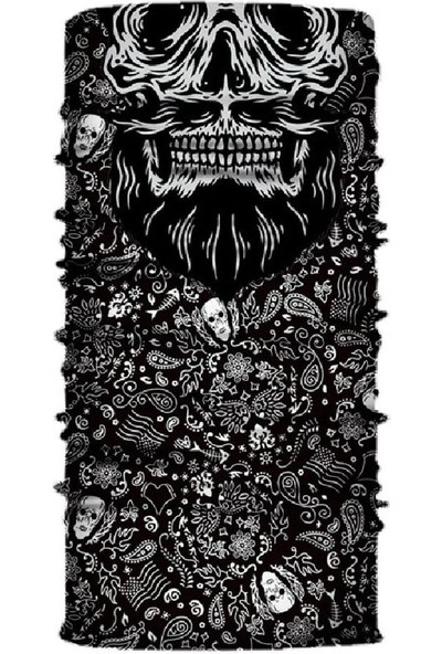 Knmaster Garry Outdoor Bisiklet Çok Amaçlı Buff Bandana Boyunluk Kafa Bandı