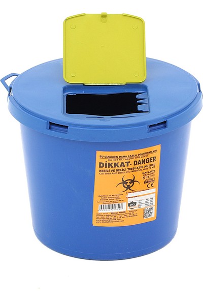 Provedas A Form 5 Lt. Tıbbi Cam Atık Kovası (5`li) Provedas A Form 5 Lt. Tıbbi Cam Atık Kovası (5`li)