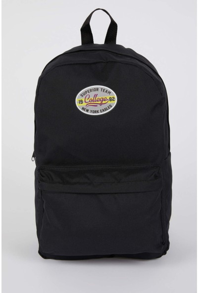 DeFacto Erkek Yazı Baskılı Büyük Okul Sırt Çantası W9934AZNS