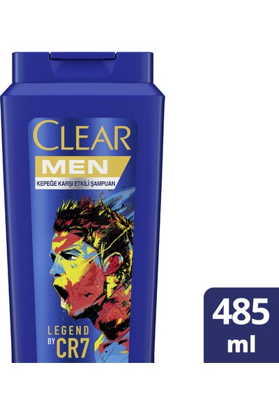 Clear Men Kepeğe Karşı Etkili Şampuan Legend By Cristiano Ronaldo Limited Edition 485 ML Clear Men Kepeğe Karşı Etkili Şampuan Legend By Cristiano Ronaldo Limited Edition 485 ML