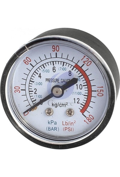 Bu Da Lazım 12 Bar 180 Psi Küçük Kompresör Manometre